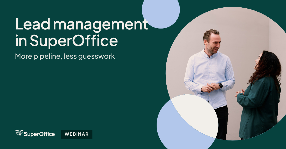 Webinar: Lead management in SuperOffice